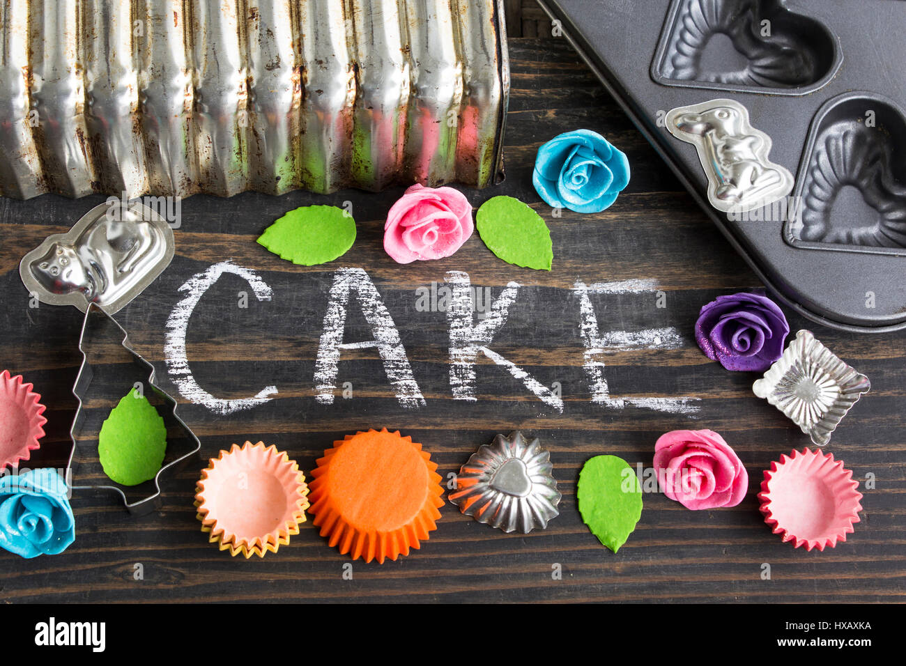Word cakes hi-res stock photography and images - Alamy