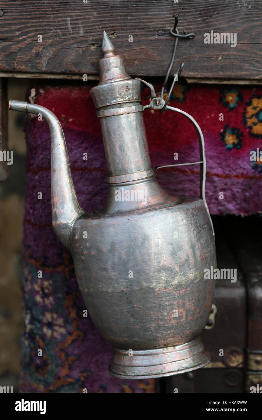 Antique Pitcher Metal High Resolution Stock Photography and Images - Alamy