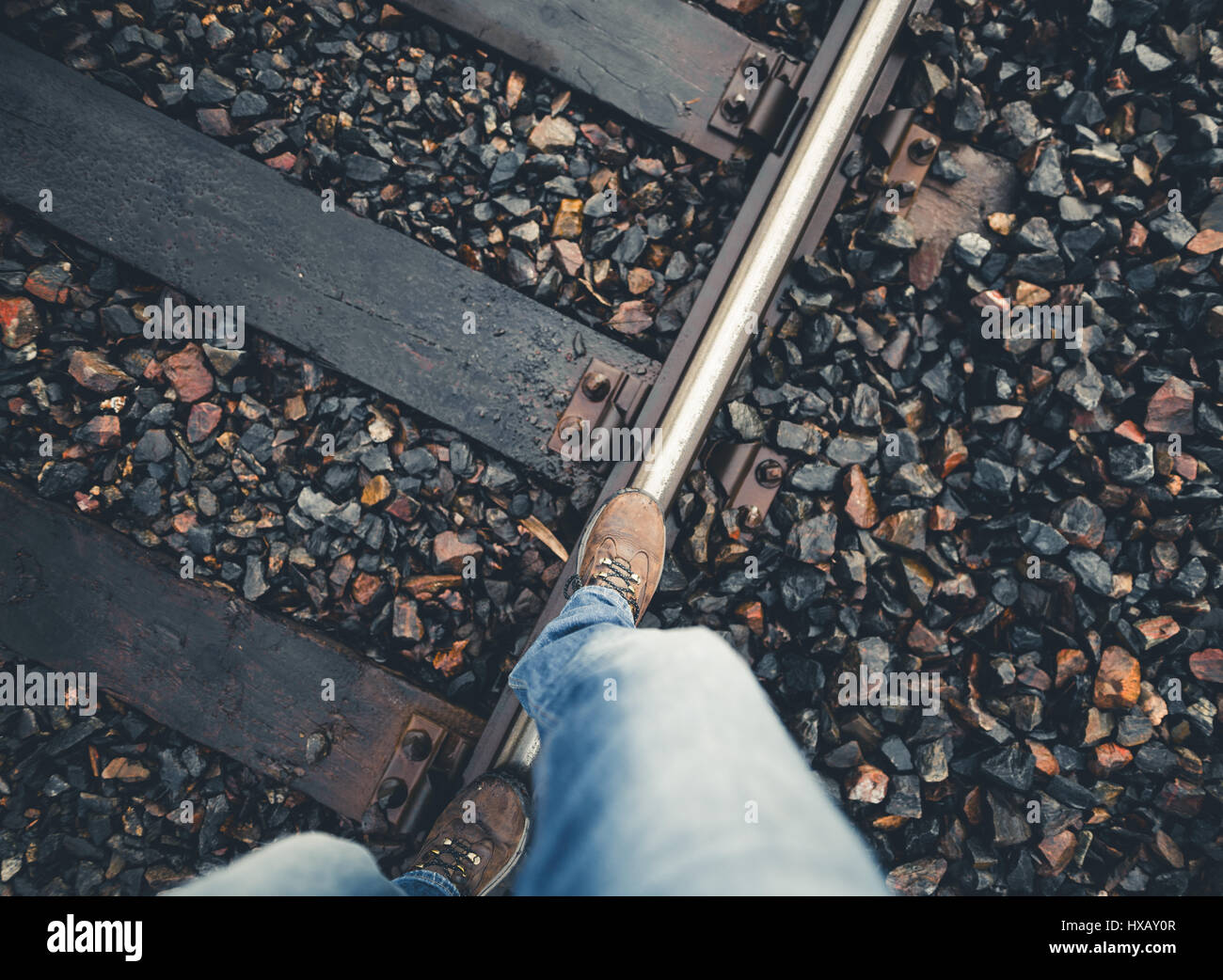 Feet Railroad Stock Photos & Feet Railroad Stock Images - Alamy