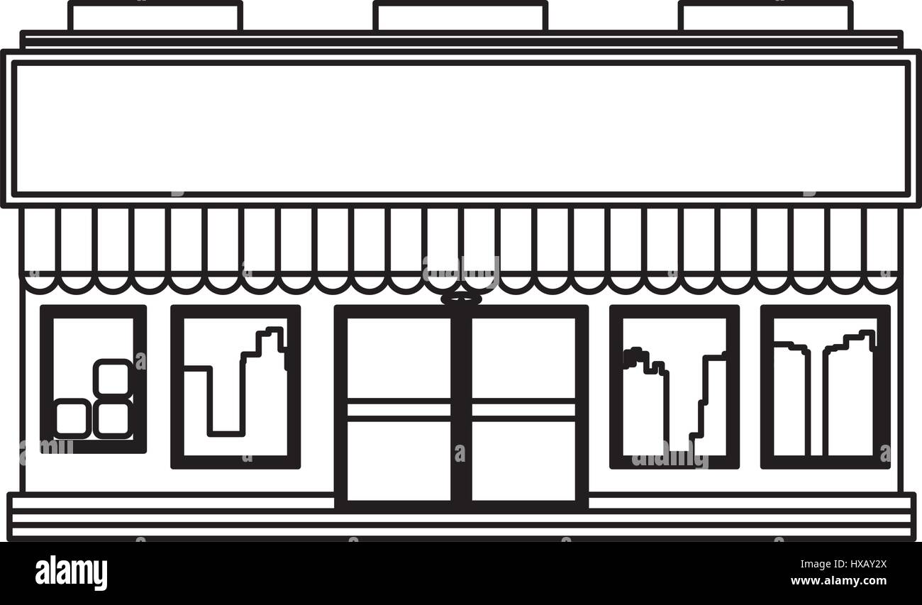Store shop building Stock Vector Image & Art - Alamy