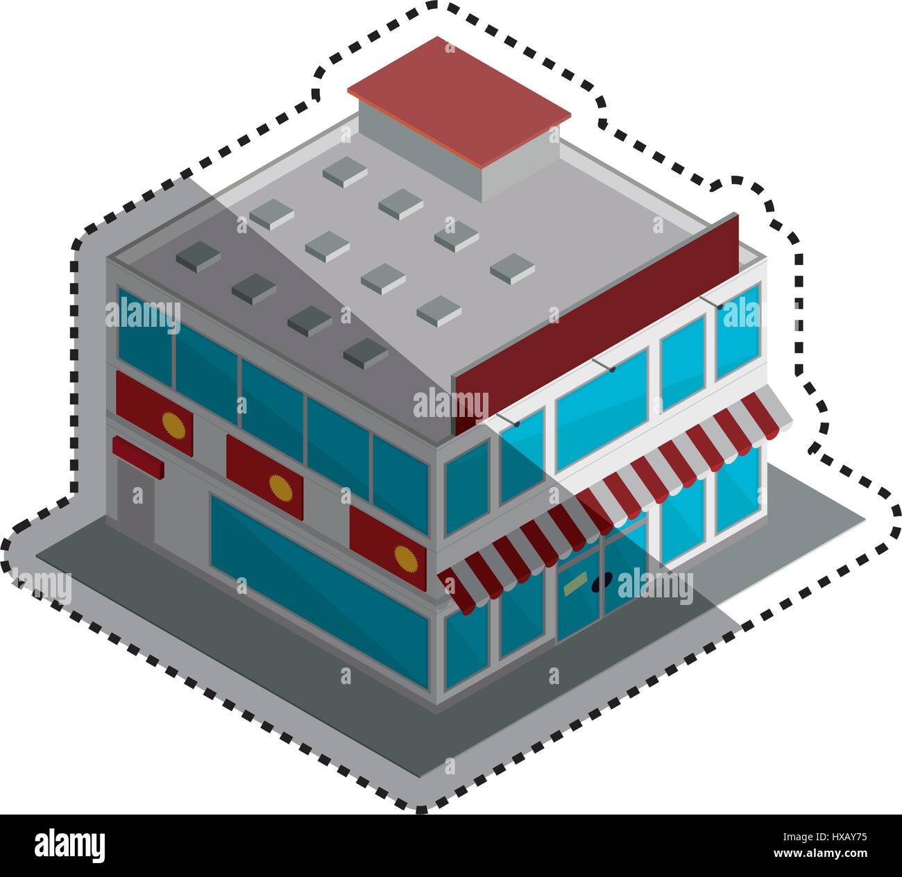 Store shop building Stock Vector Image & Art - Alamy