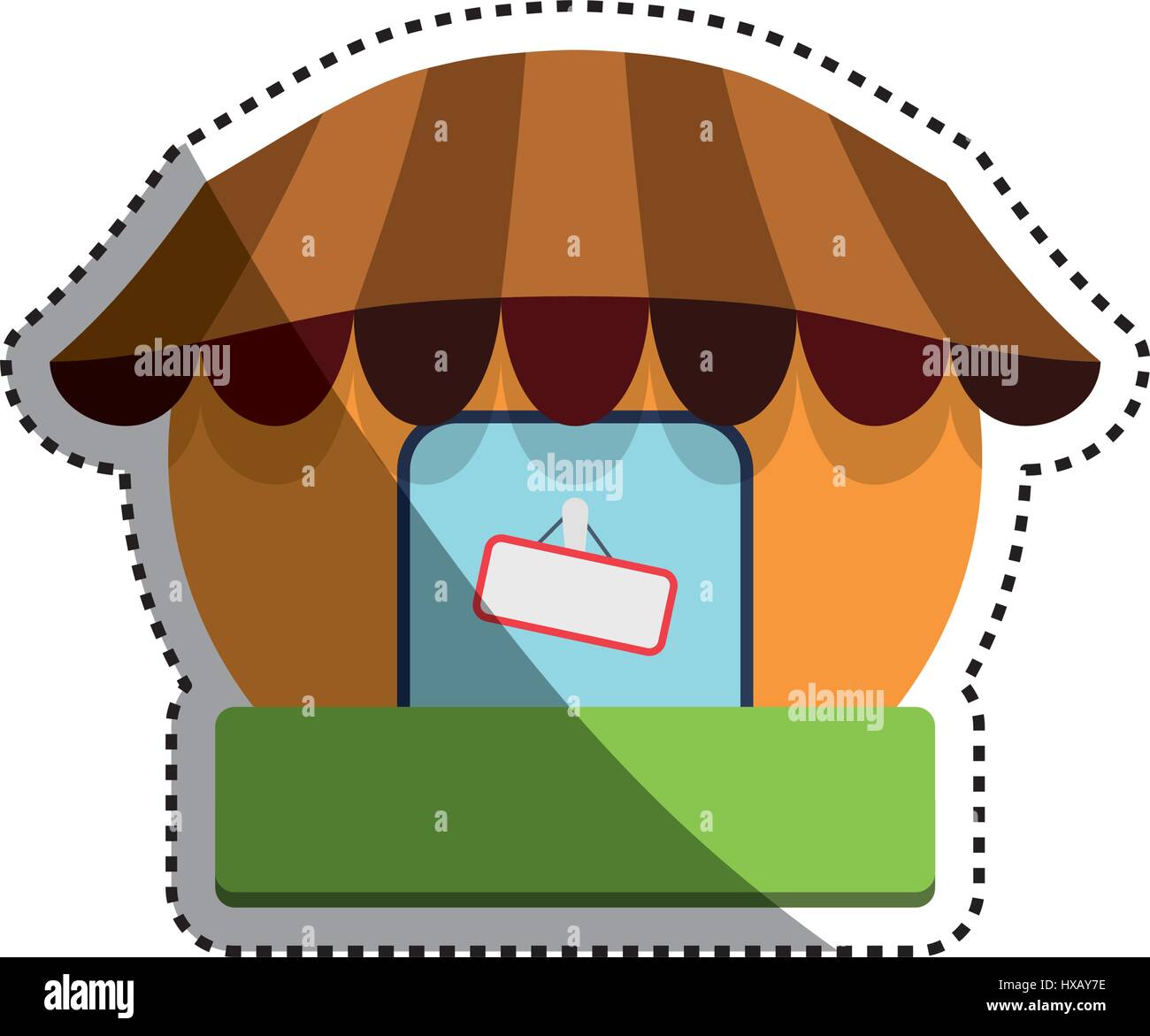 Store glass windows Stock Vector Images - Alamy