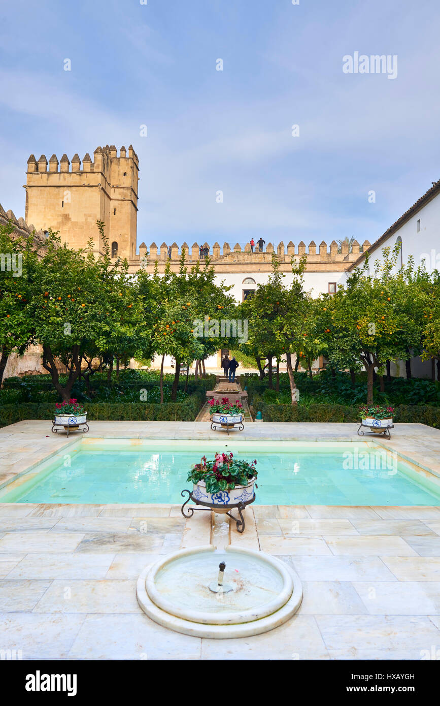 Alcazar of Catholic Kings, Córdoba, Andalusia, Spain, Europe Stock ...
