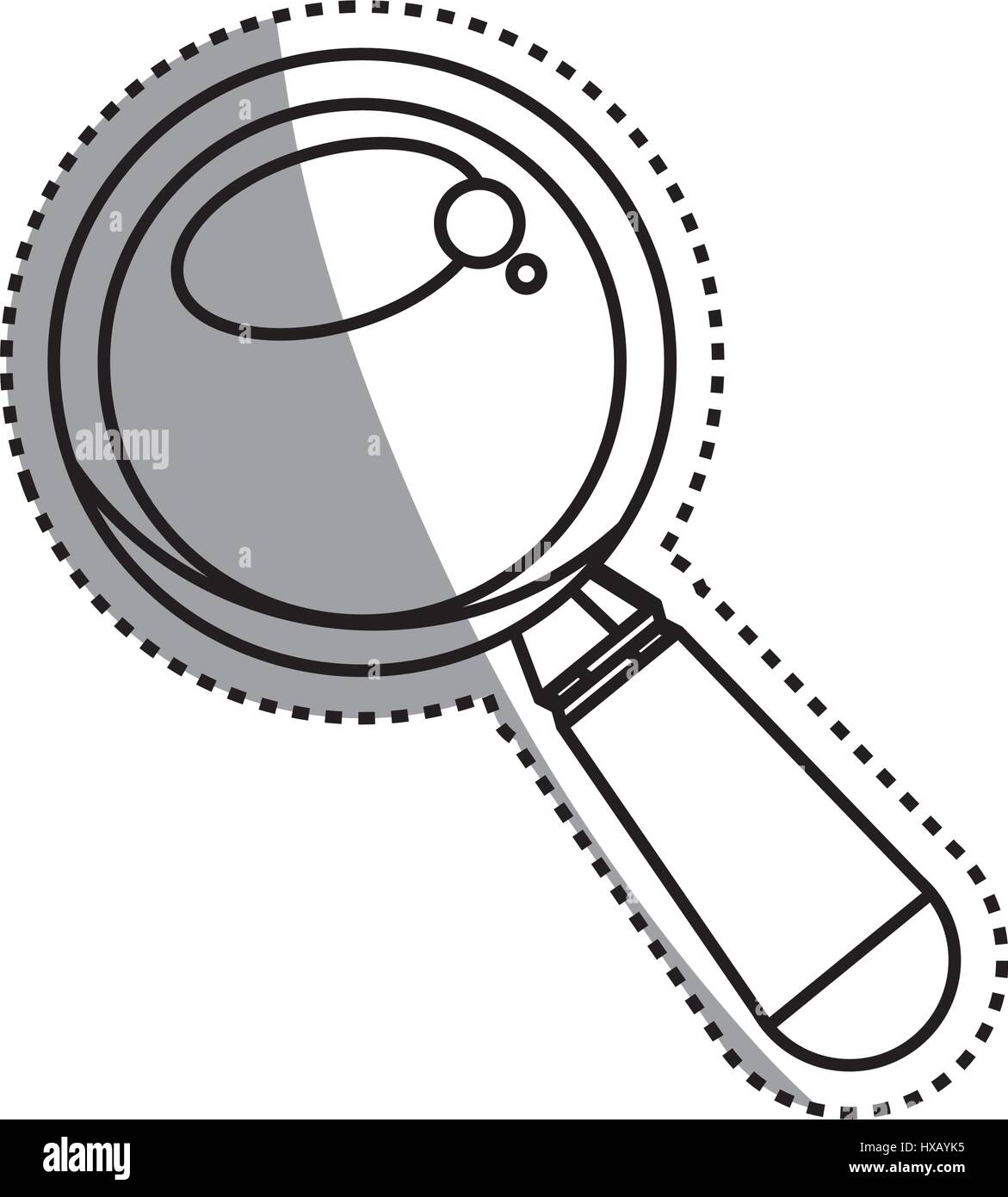 Magnifying glass lupe Stock Vector Image & Art - Alamy