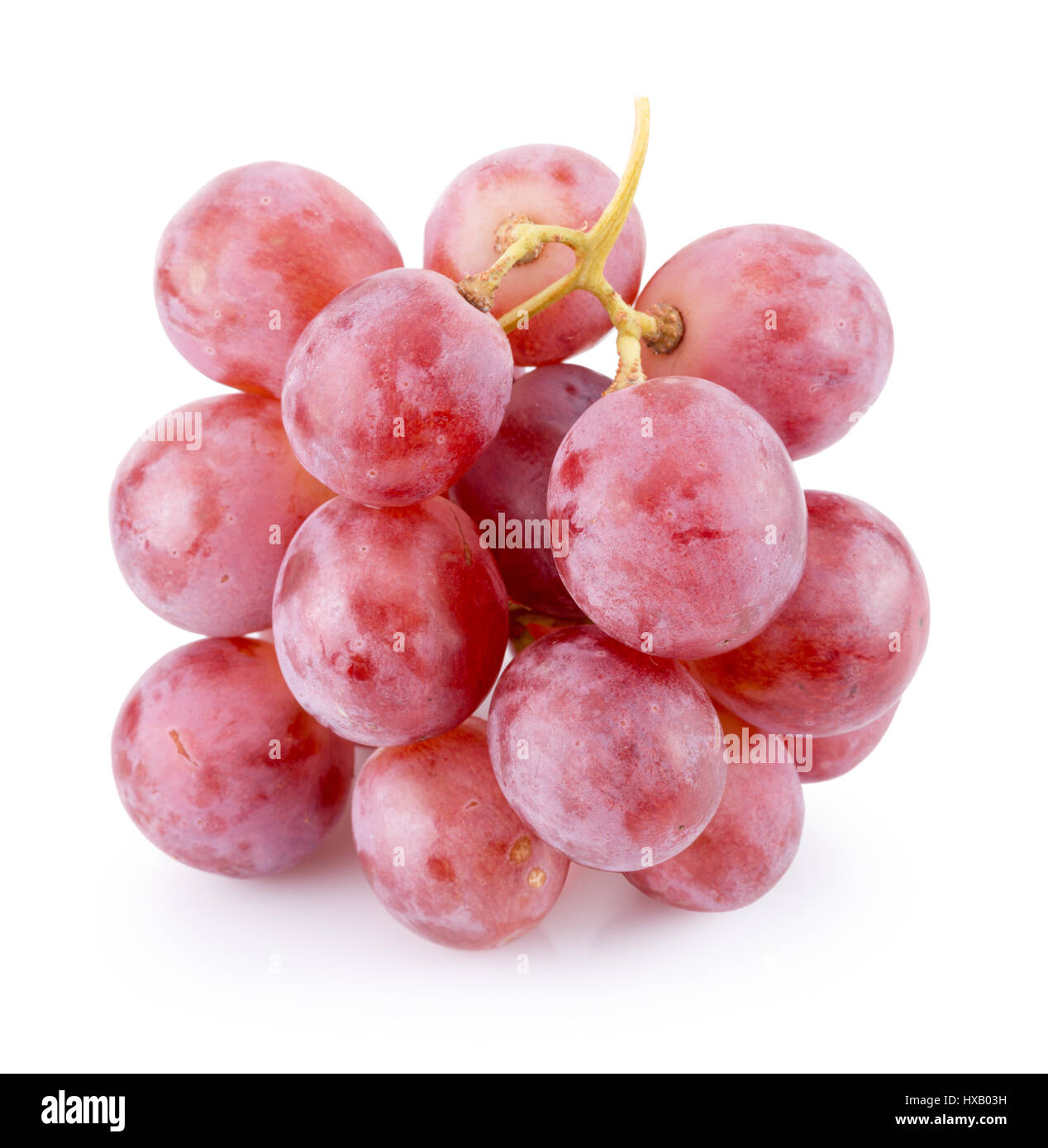 pink grapes isolated on a white background Stock Photo - Alamy