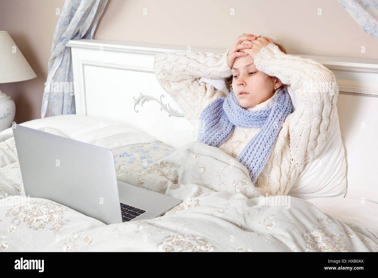 Sick home bed hi-res stock photography and images - Alamy