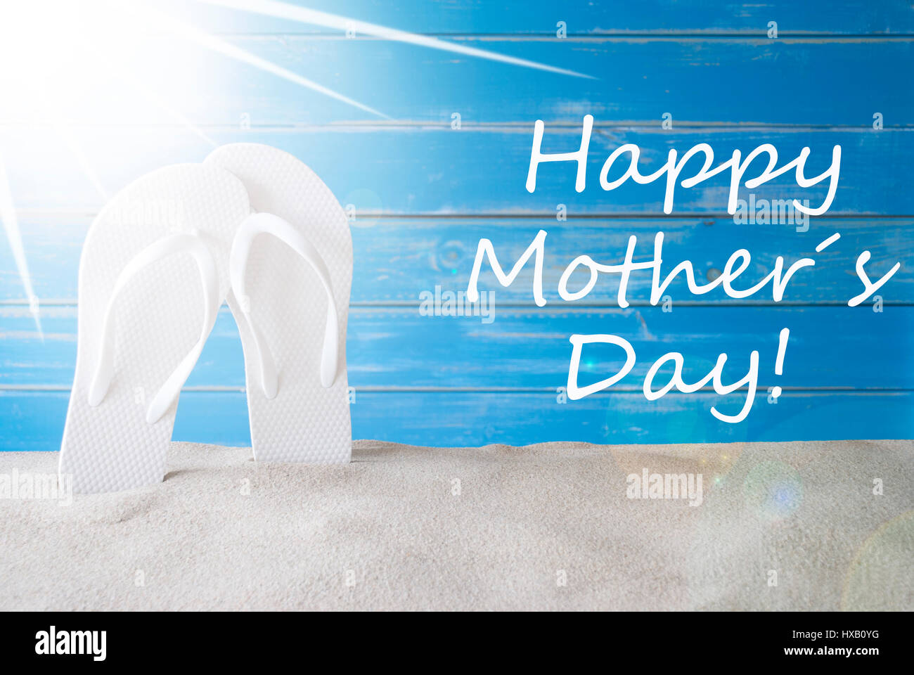 Sunny Summer Background, Text Happy Mothers Day Stock Photo - Alamy