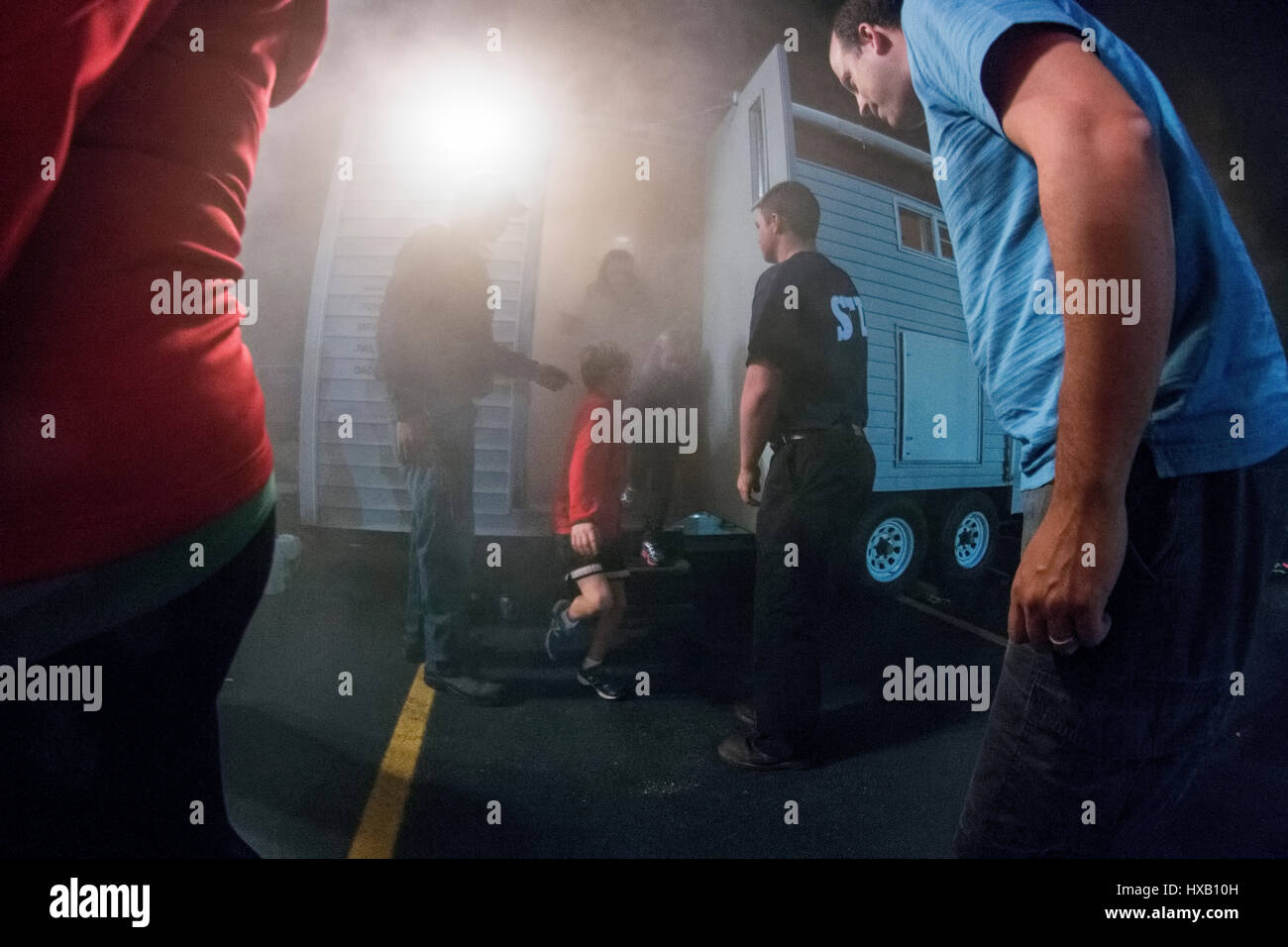 Slinger Fire Department Fire Safety Night Survive Alive House Stock ...