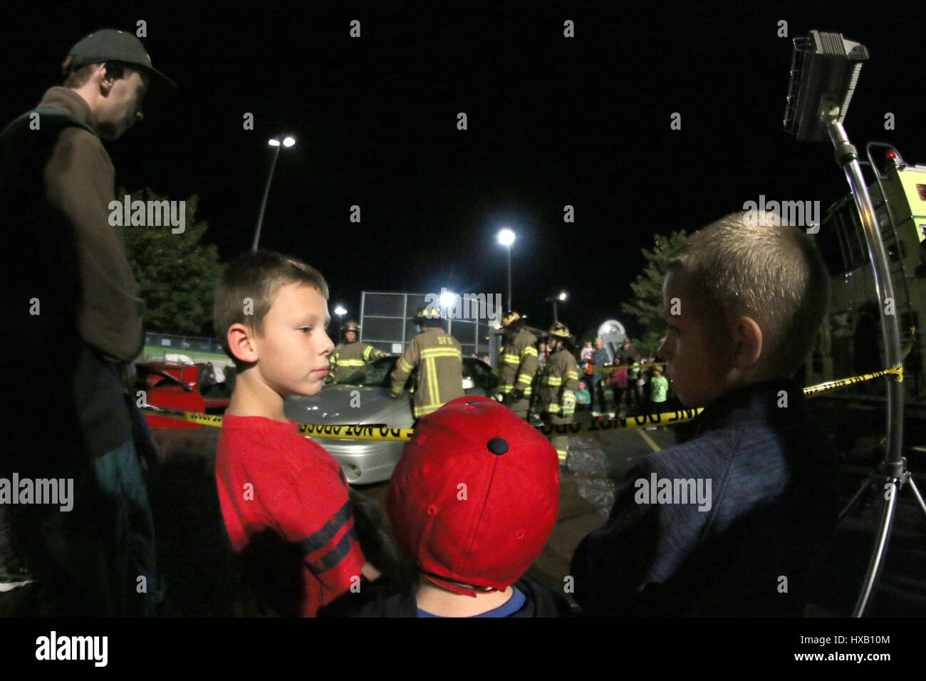 Slinger Fire Department Fire Safety Night Stock Photo - Alamy