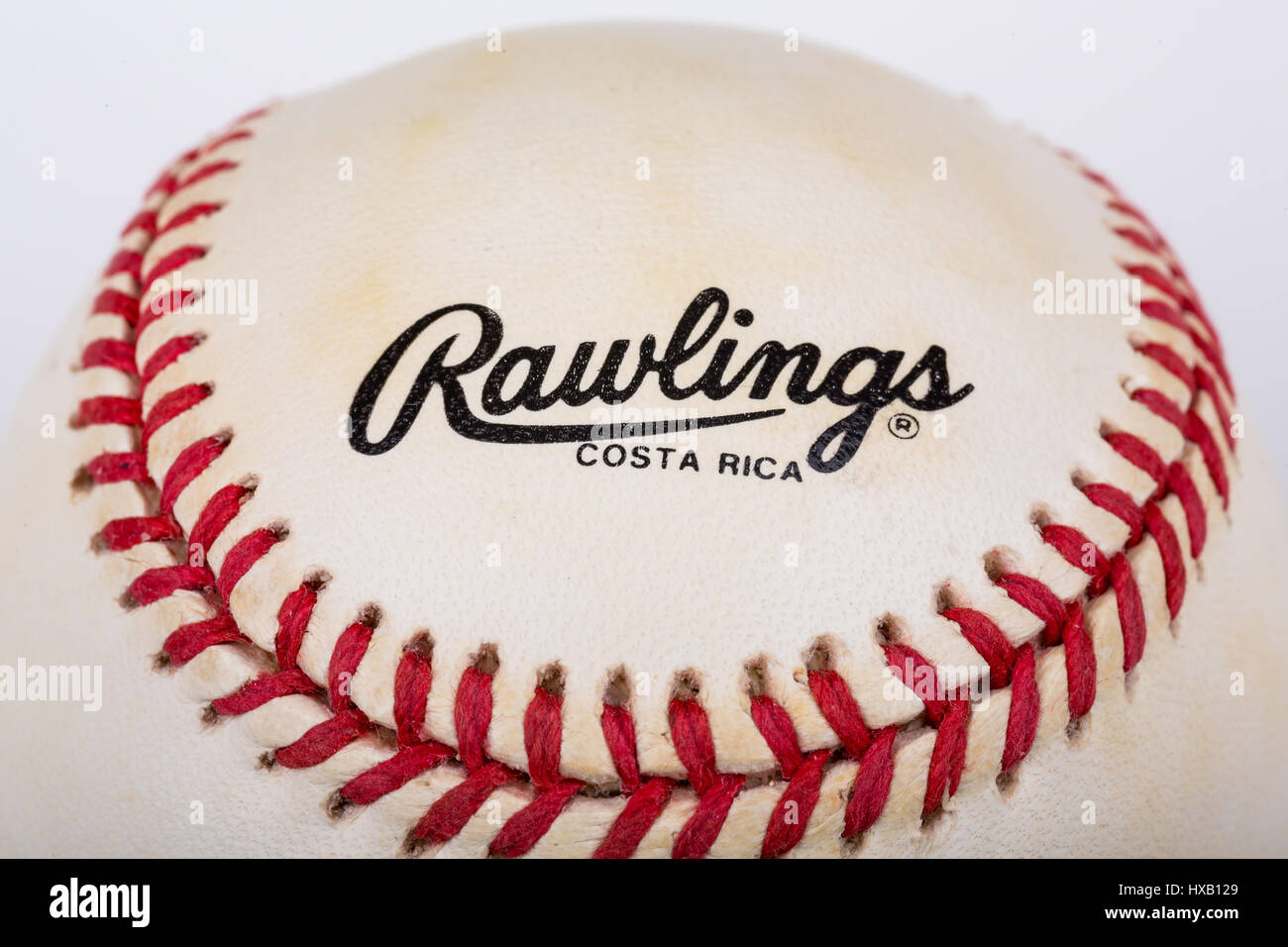 A Rawlings official baseball of the national baseball league in the ...