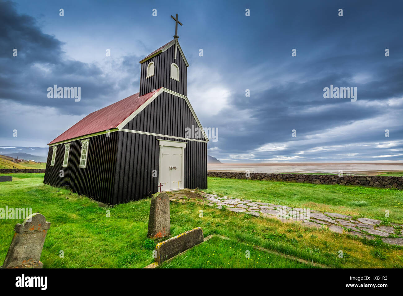 Small black church in hi-res stock photography and images - Alamy