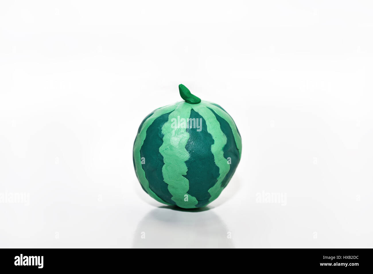 Fruits from plasticine. Isolated on white background Stock Photo - Alamy