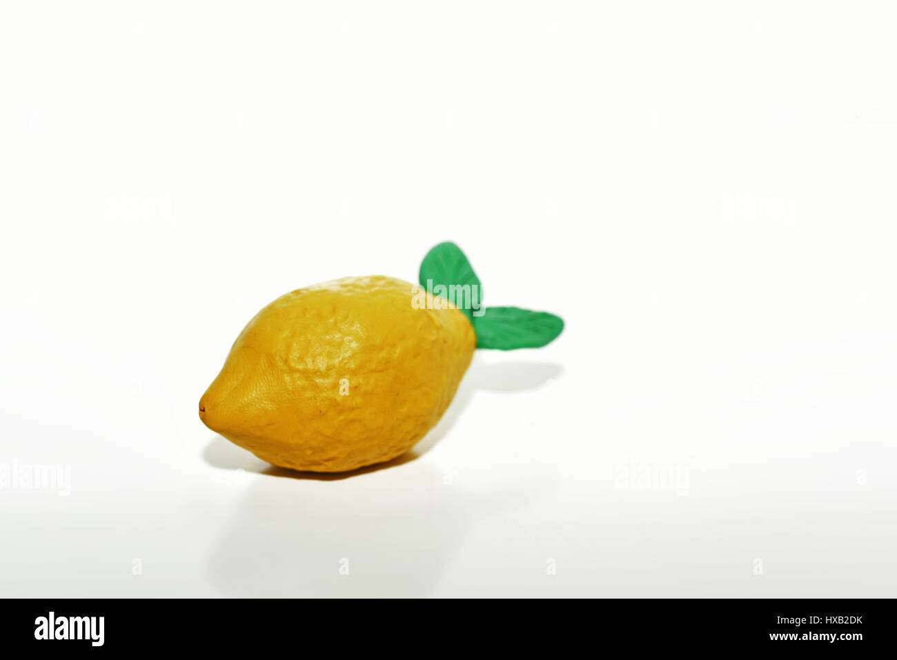 Fruits from plasticine. Isolated on white background Stock Photo - Alamy