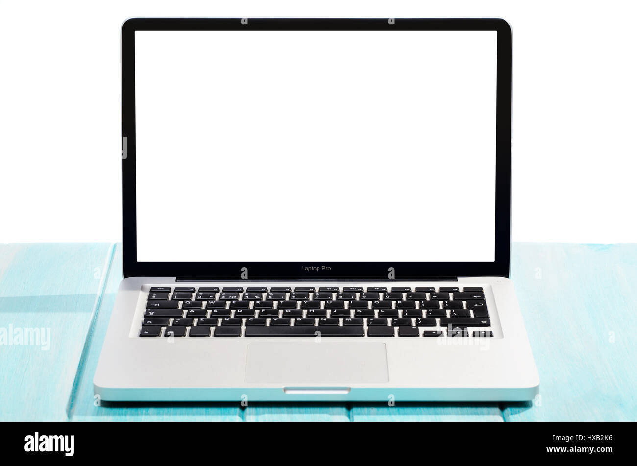 Modern laptop computer, top view Stock Photo - Alamy