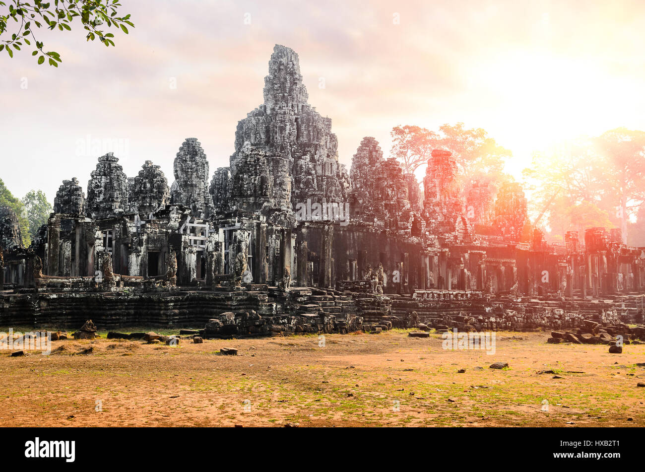Prasat Bayon, part of Angkor Khmer temple complex, popular among ...