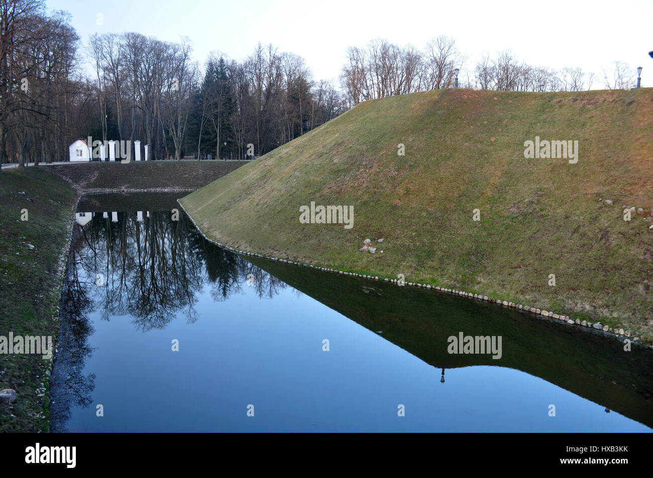 Moat of fortress Stock Photo - Alamy