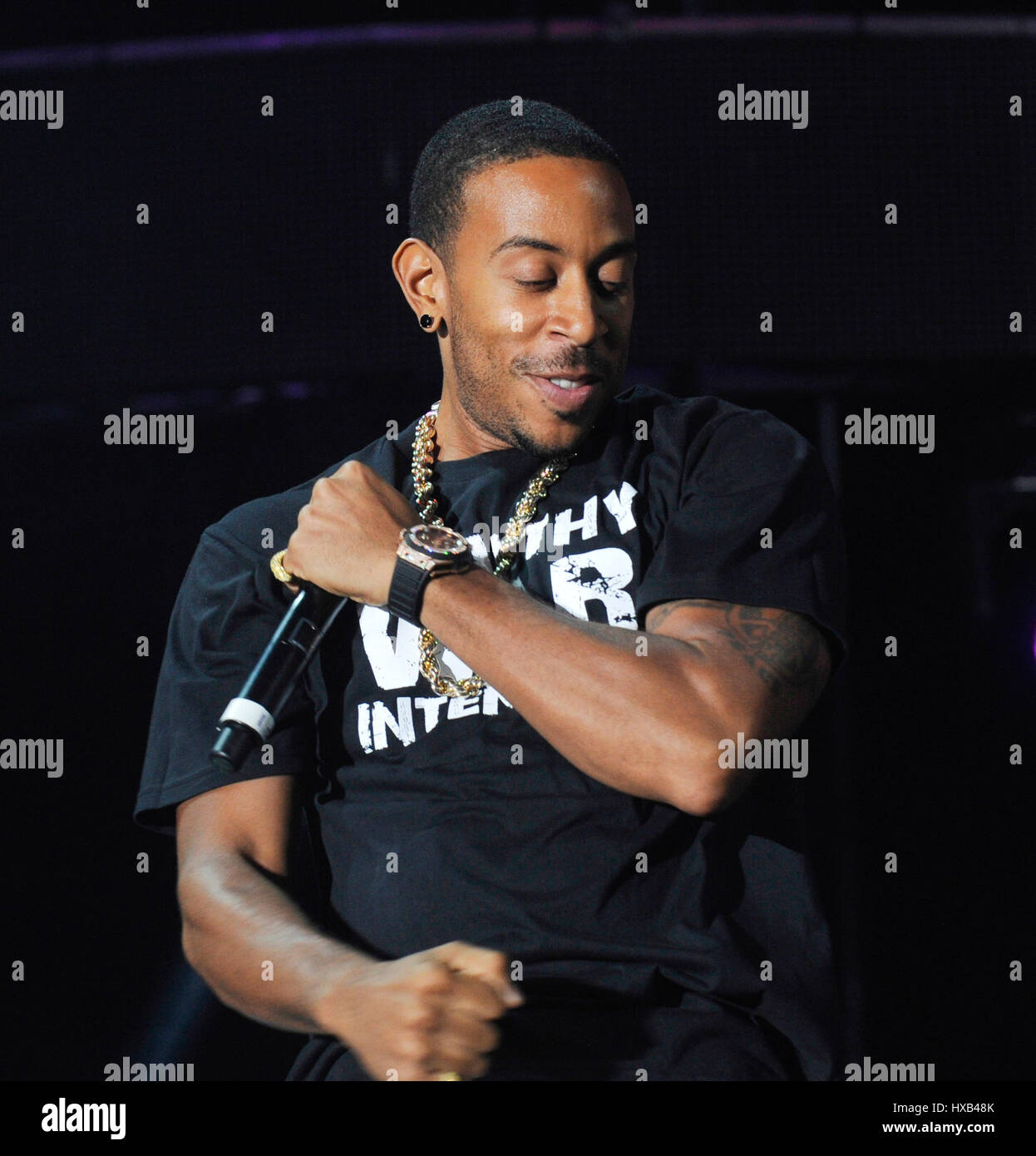 Ludacris performs on stage during Univision Radio's 2014 Uforia Music ...