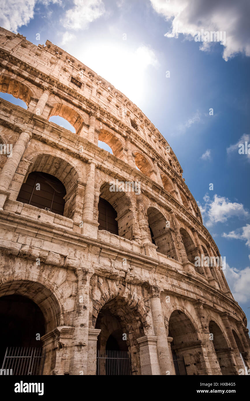 Great and big Colosseum in Rome in Italy Stock Photo - Alamy