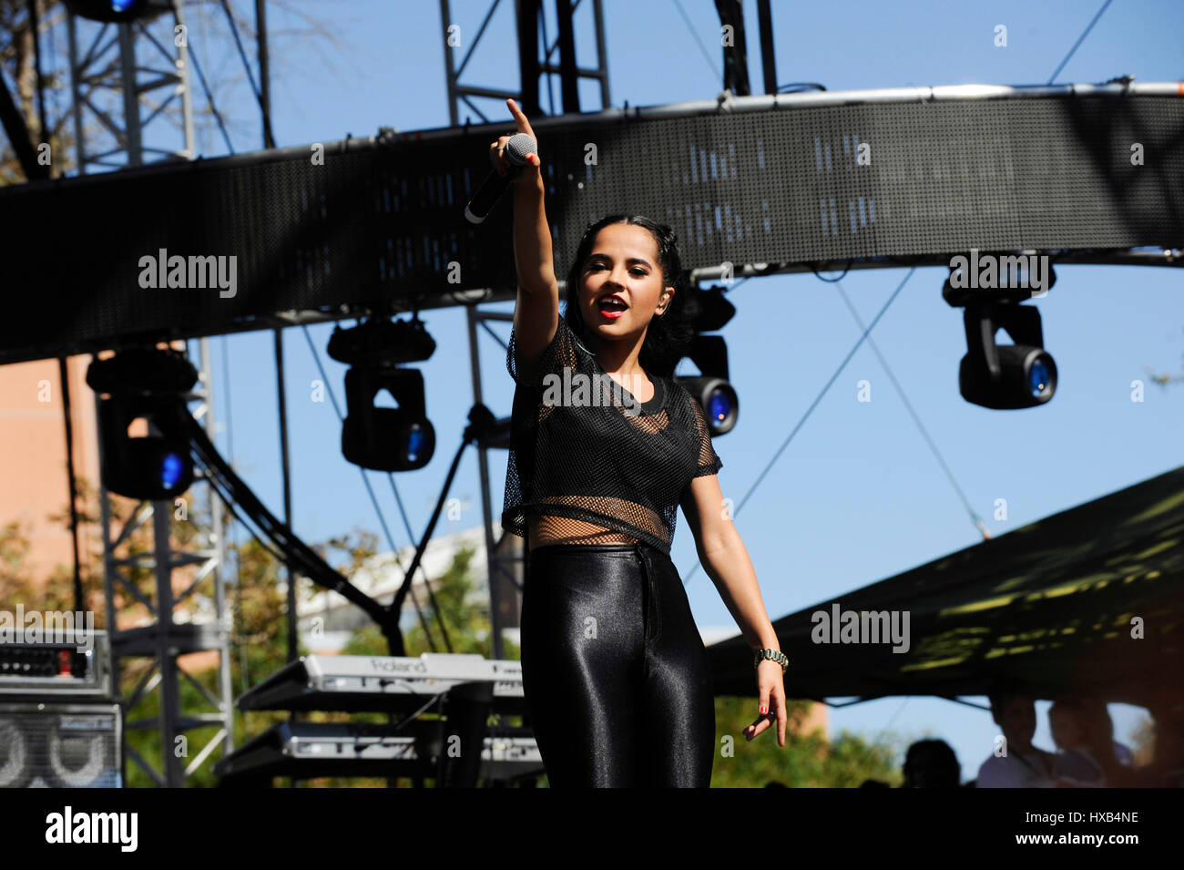 Becky G Performs High Resolution Stock Photography and Images - Alamy