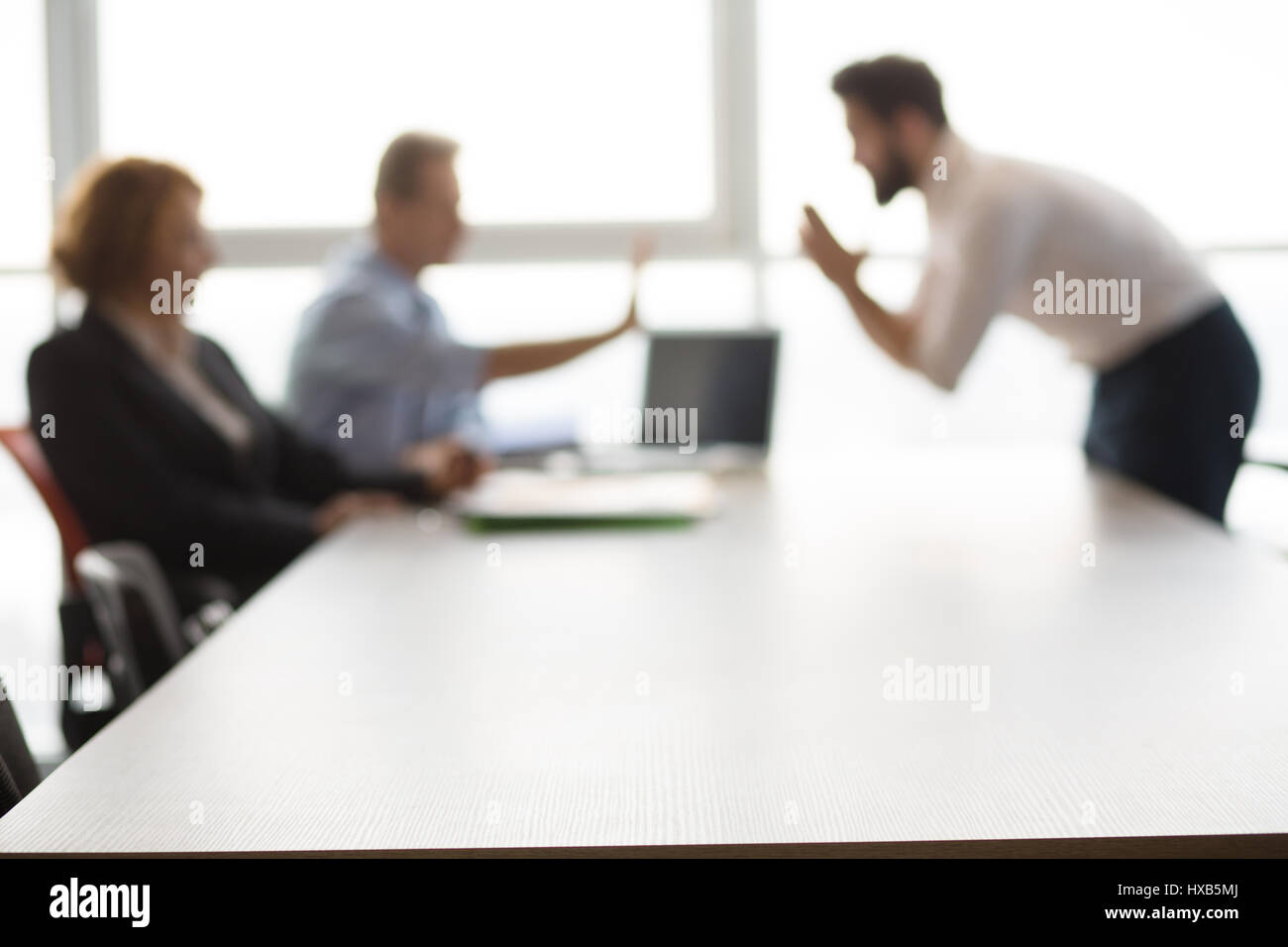 Job interview in office Stock Photo - Alamy