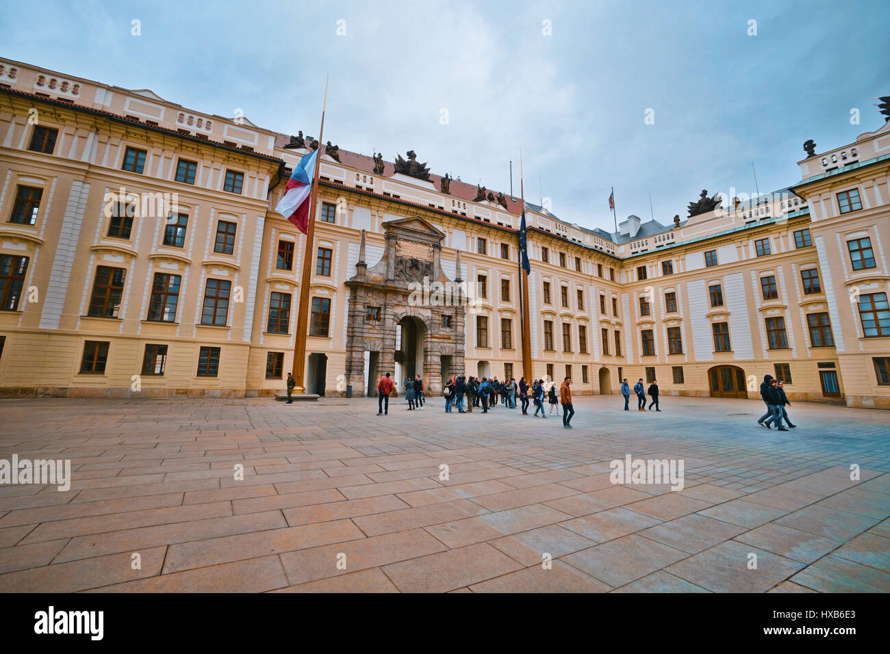 Prague Castle - home of the Czech Government - PRAGUE / CZECH REPUBLIC ...