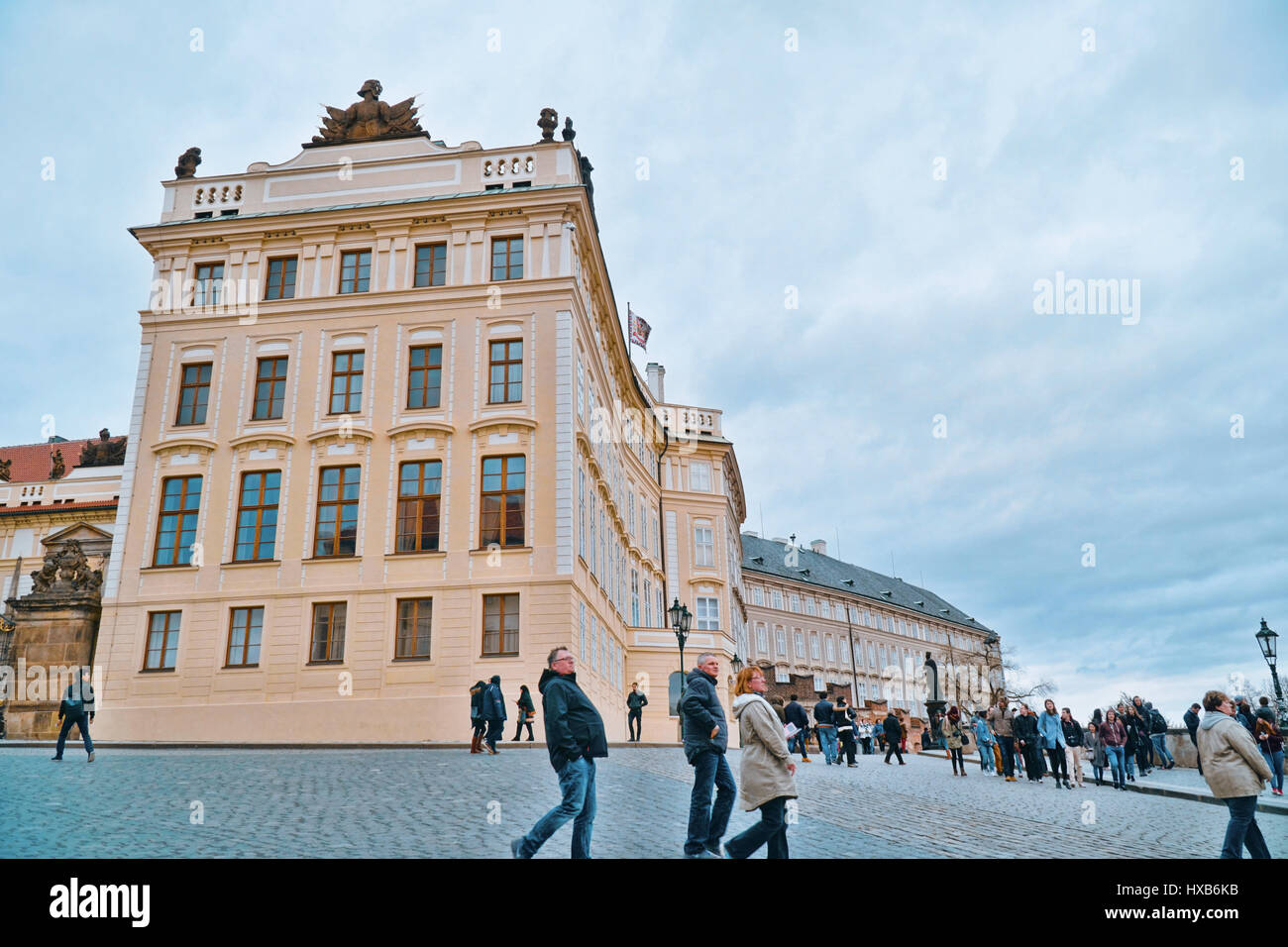 The famous Prague Castle - a main attraction for tourists - PRAGUE ...