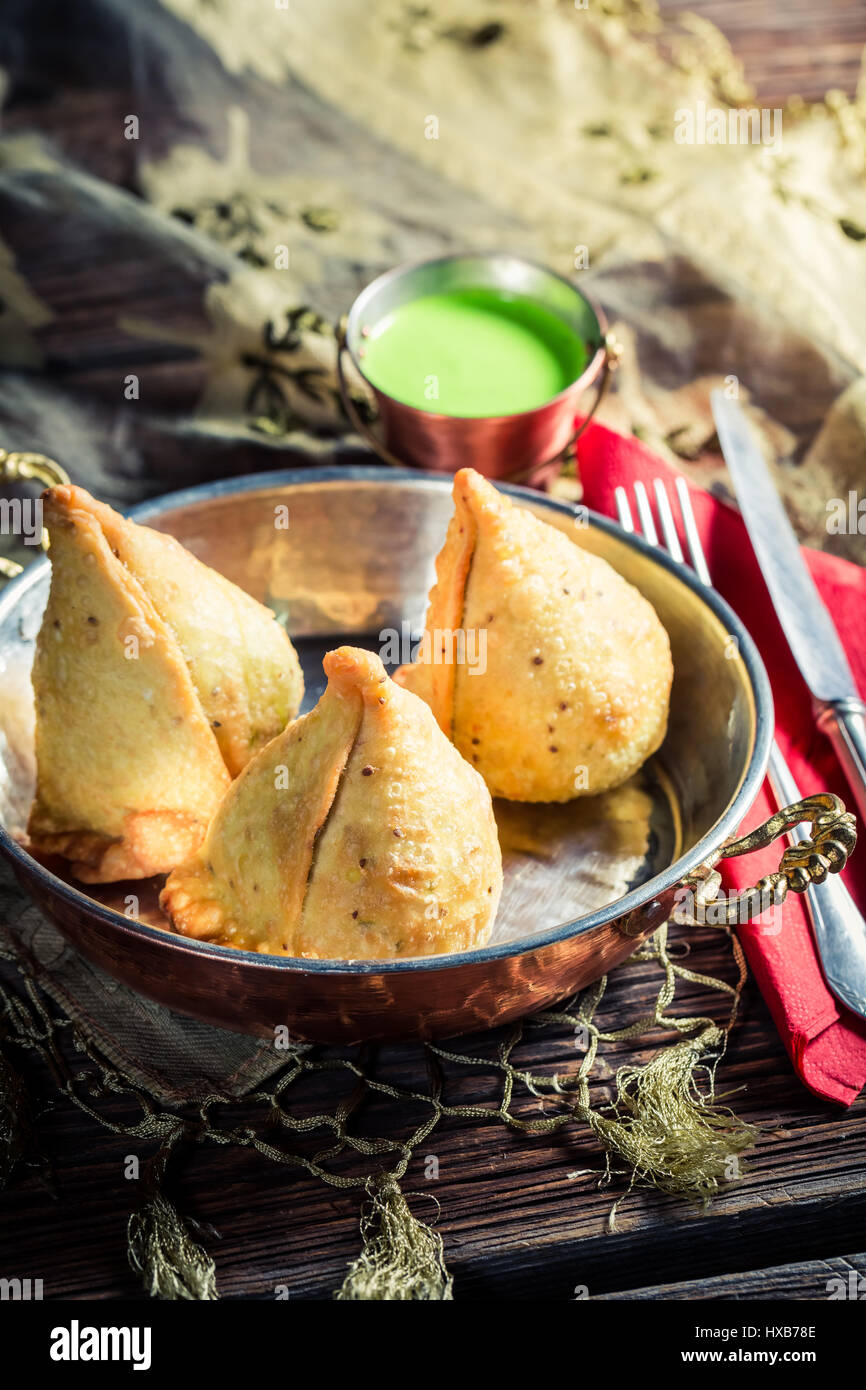 Delicious samosa hi-res stock photography and images - Alamy