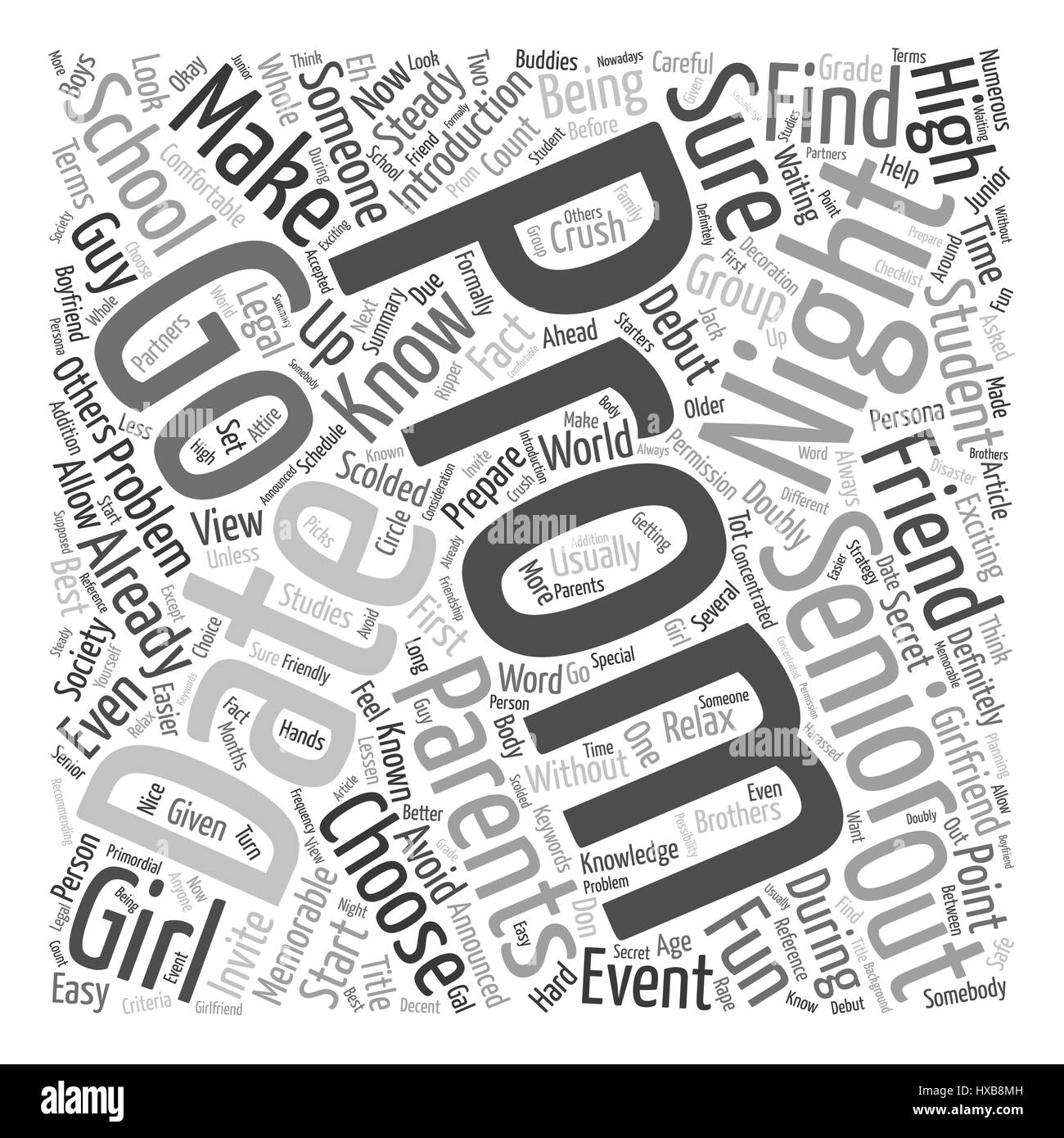 High School Prom Night Stock Vector Images - Alamy