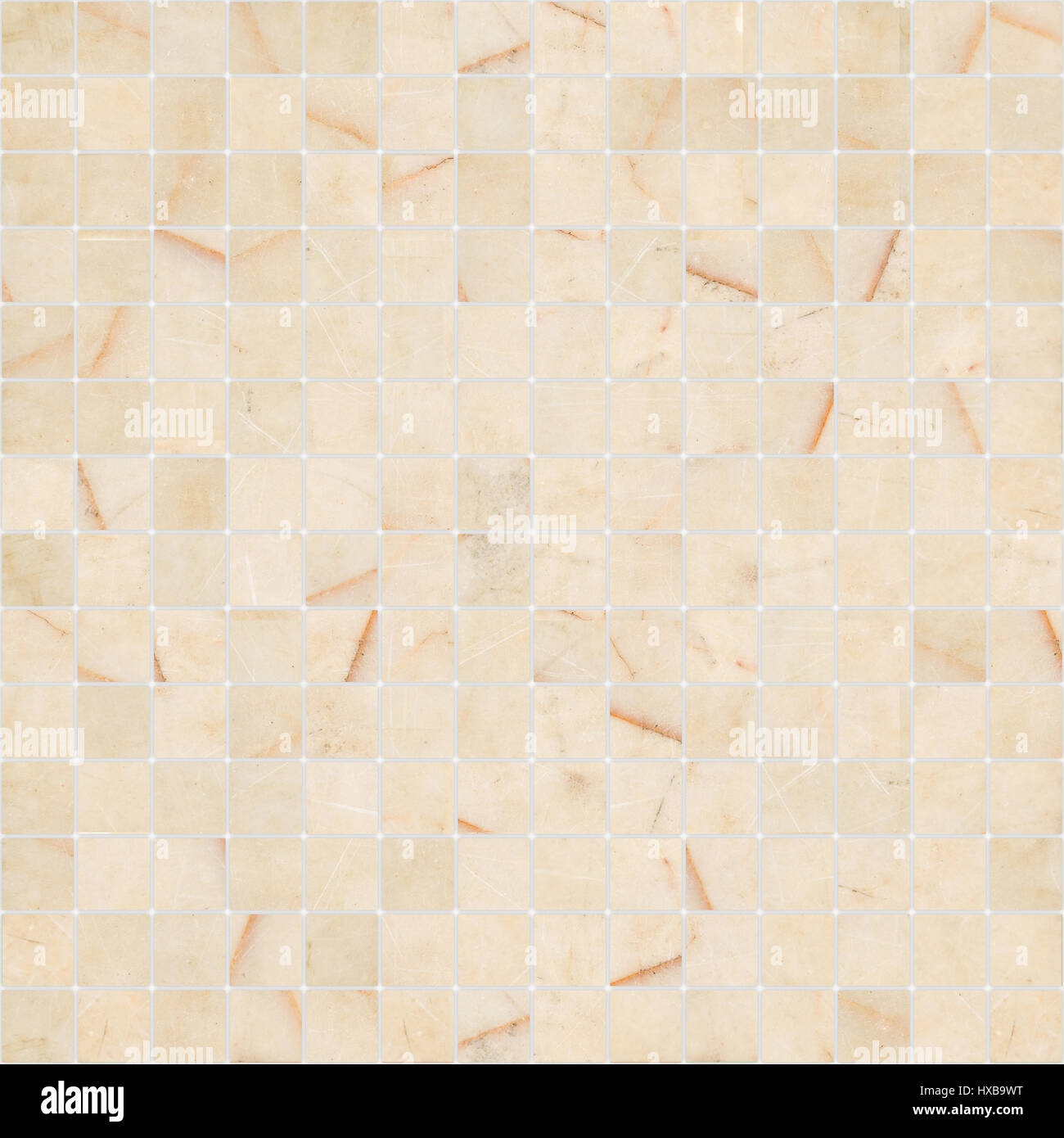 yellow white mosaic marble tile texture seamless Stock Photo - Alamy