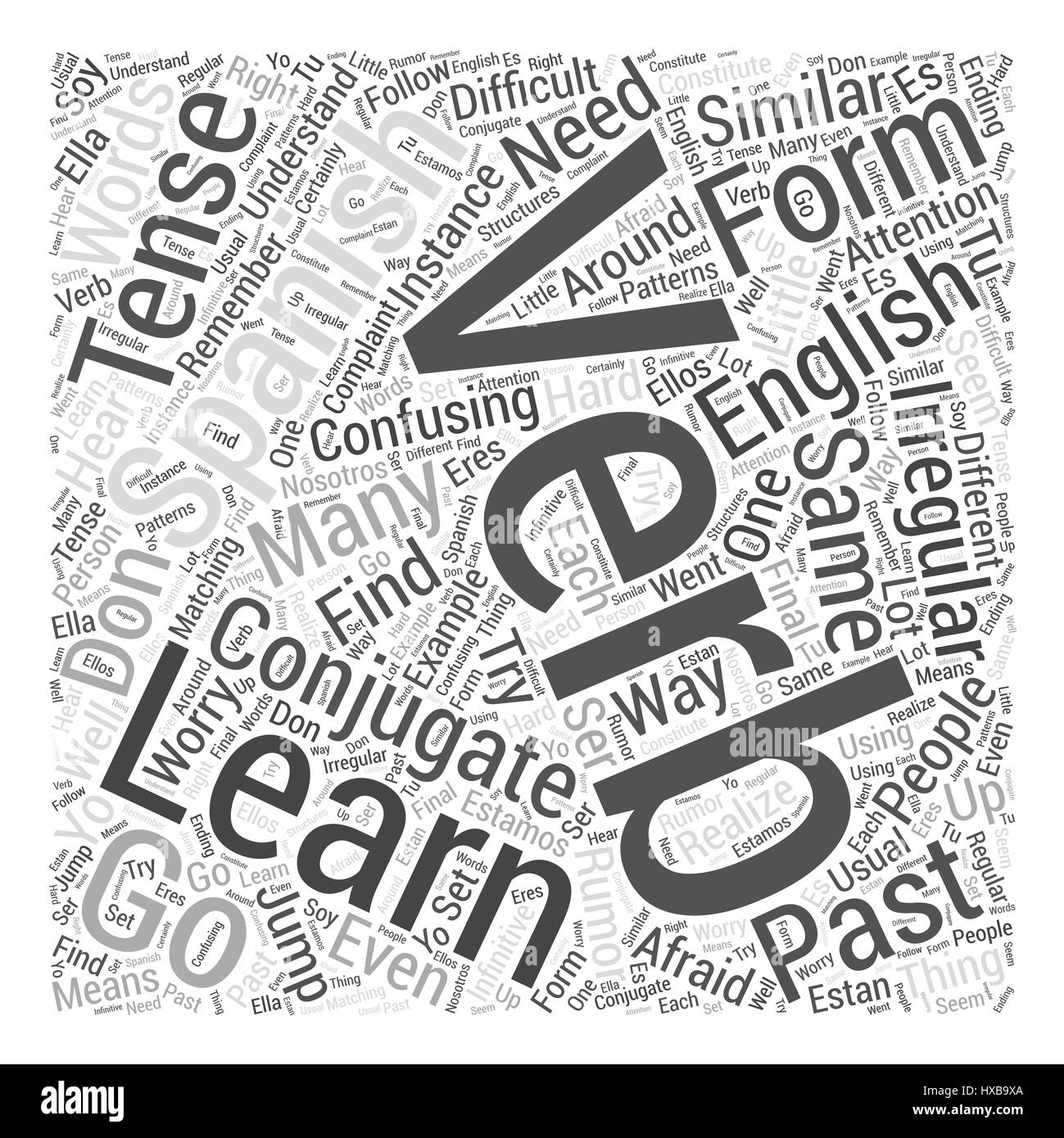 Verbs Stock Vector Images - Alamy