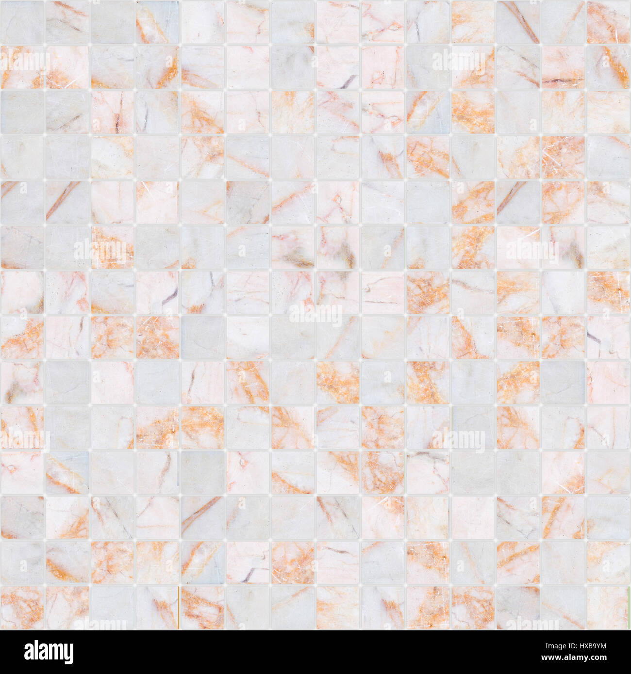 yellow white mosaic marble tile texture seamless Stock Photo - Alamy
