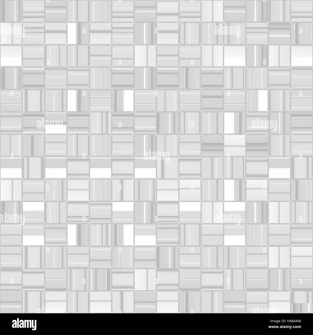white abstract modern tile background 3d render Stock Photo - Alamy