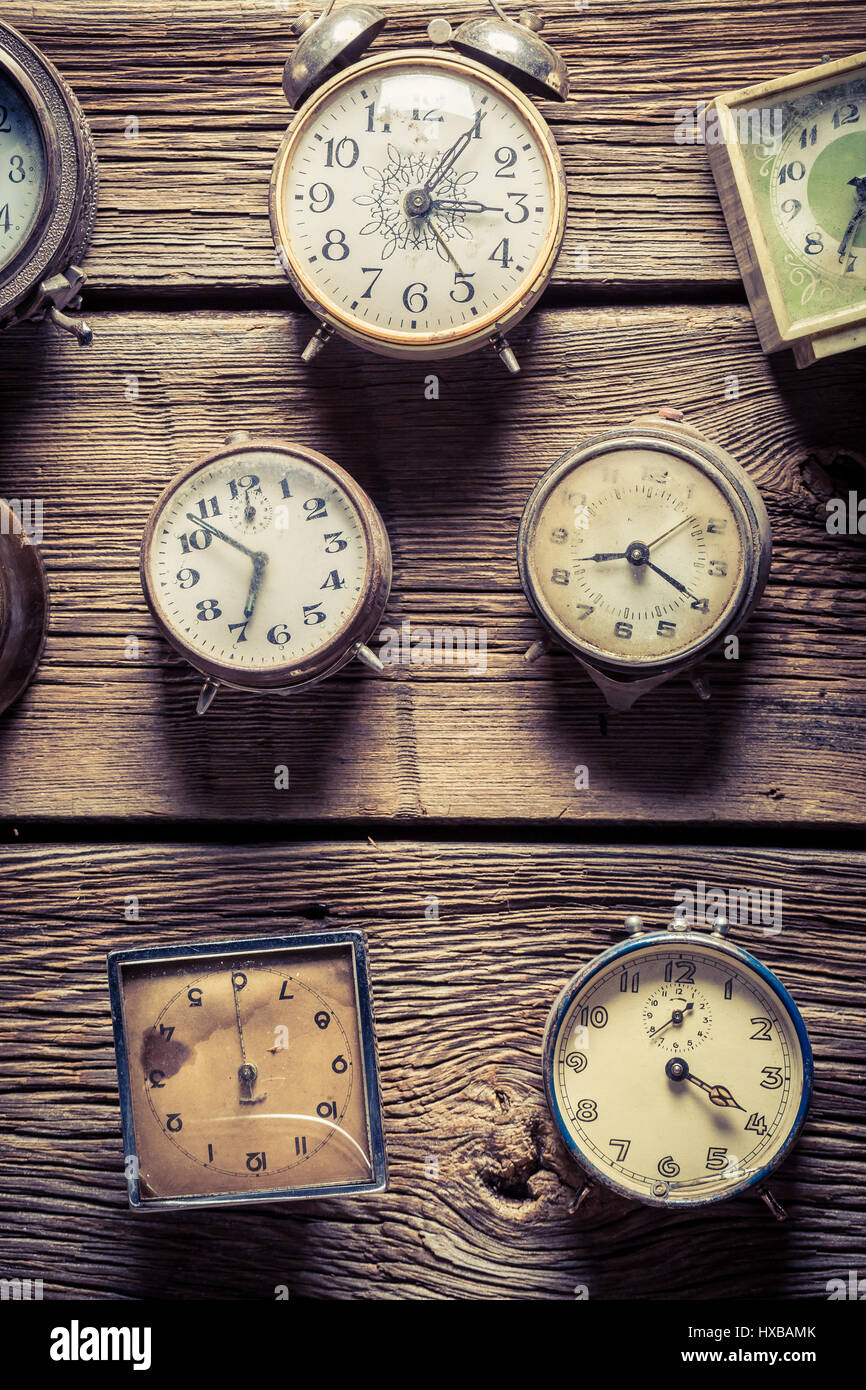 Aged clocks parts hi-res stock photography and images - Alamy
