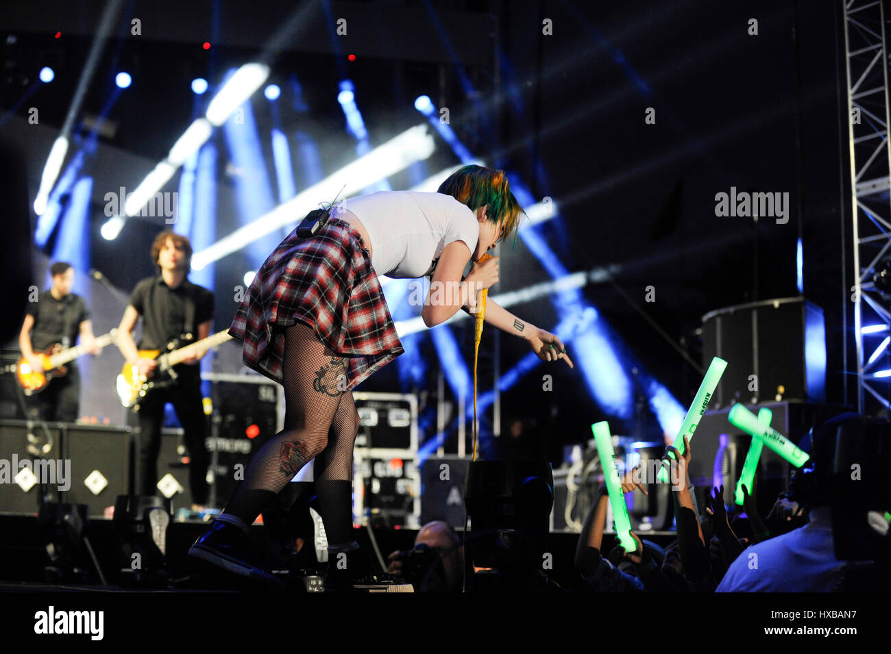 Hayley Williams of Paramore performs onstage during 102.7 KIIS FM's ...