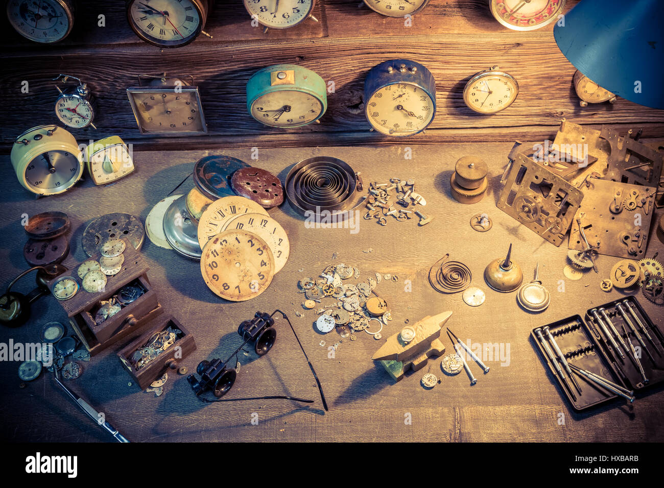 Watchmakers bench hi-res stock photography and images - Alamy