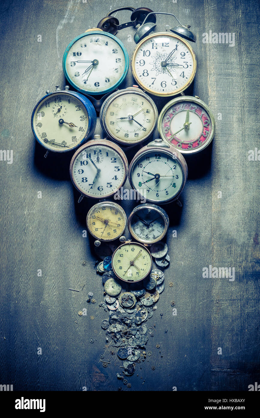 Time Machine Clock Parts