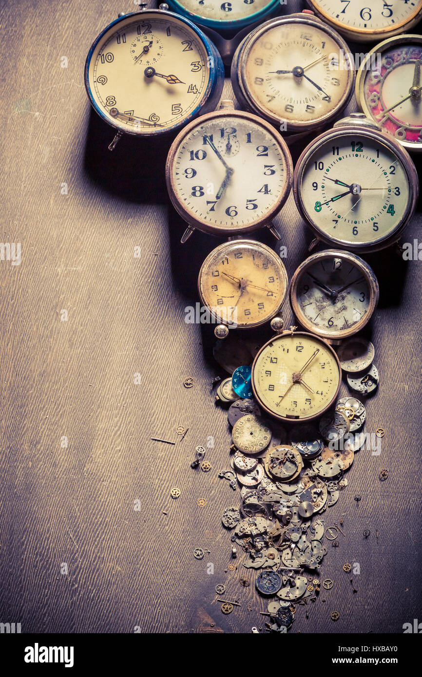 Aged clocks hi-res stock photography and images - Alamy