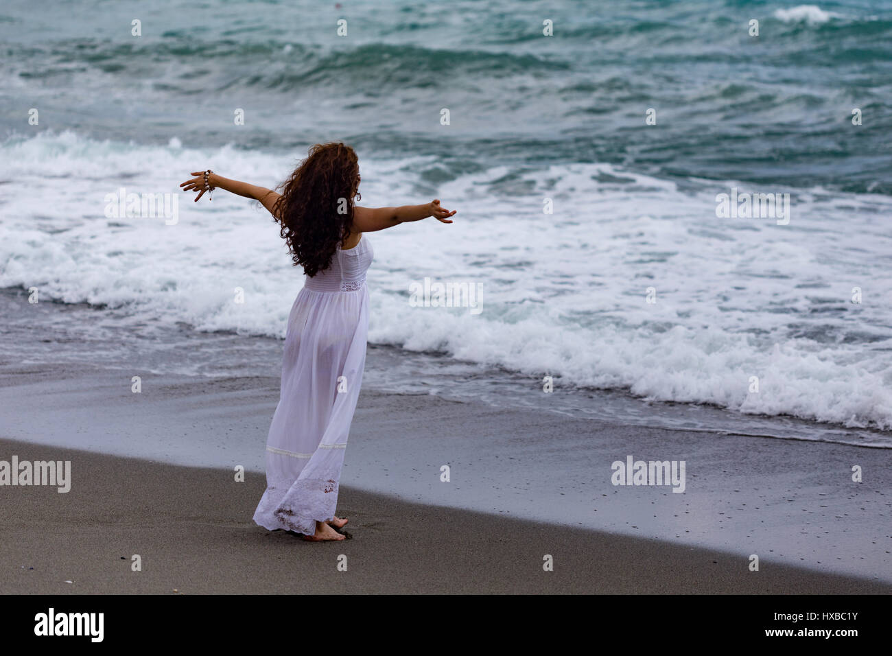 Female arms spread so what hi-res stock photography and images - Alamy