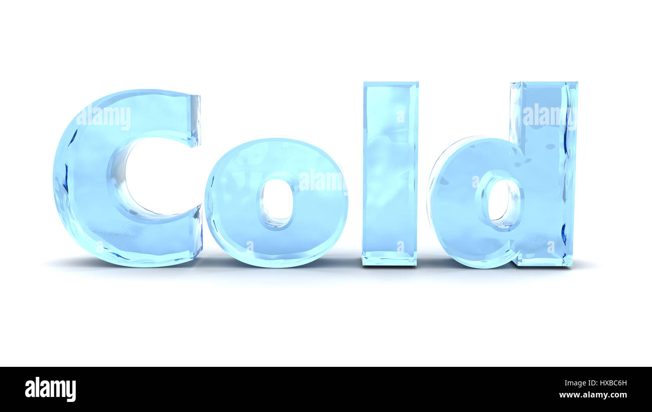 abstract 3d illustration of sign cold Stock Photo - Alamy