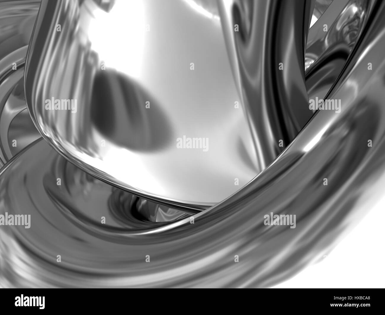 abstract 3d illustration of silver metal background Stock Photo - Alamy