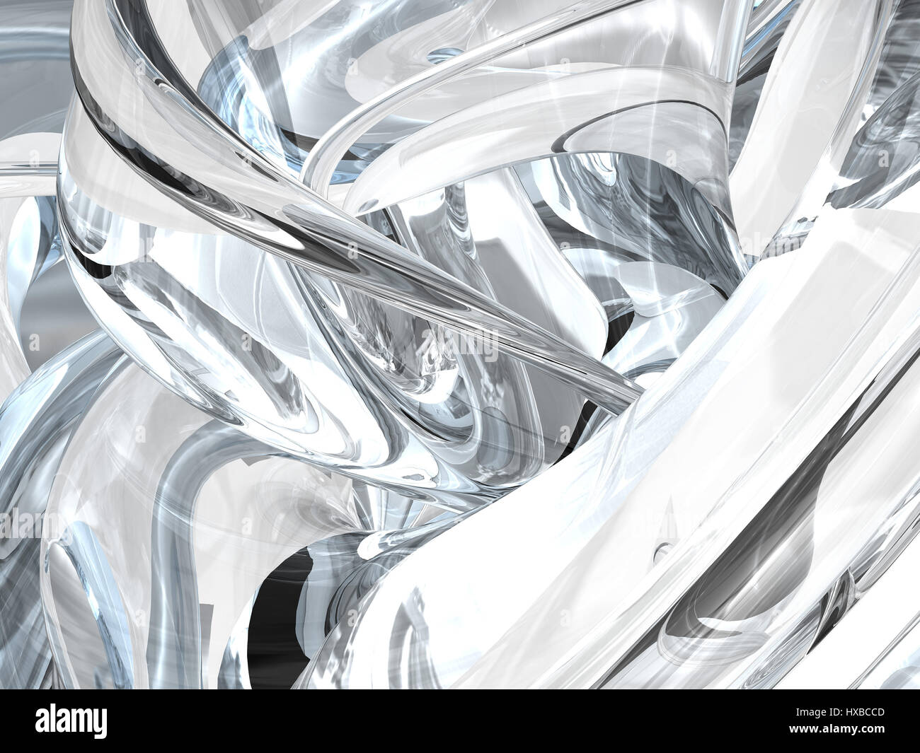 abstract 3d illustration of clear glass background Stock Photo - Alamy