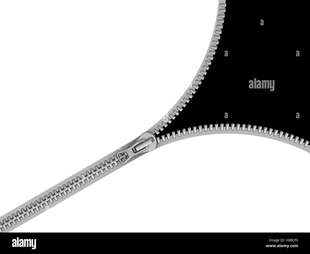 Silver Zip Black and White Stock Photos & Images - Alamy