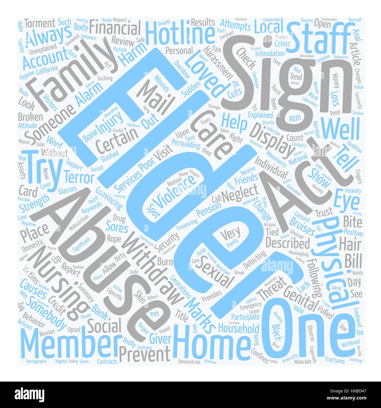 Elder Abuse Stock Vector Images - Alamy