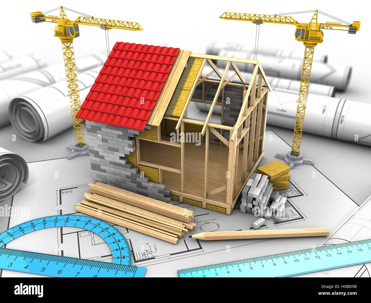 House Construction Background