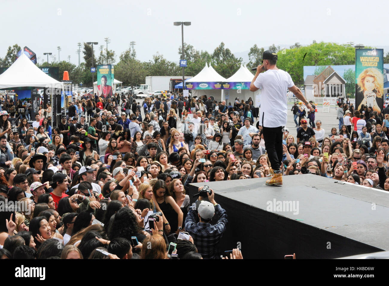 Jake Miller performs live concert at the 2015 KIIS FM Wango Tango ...