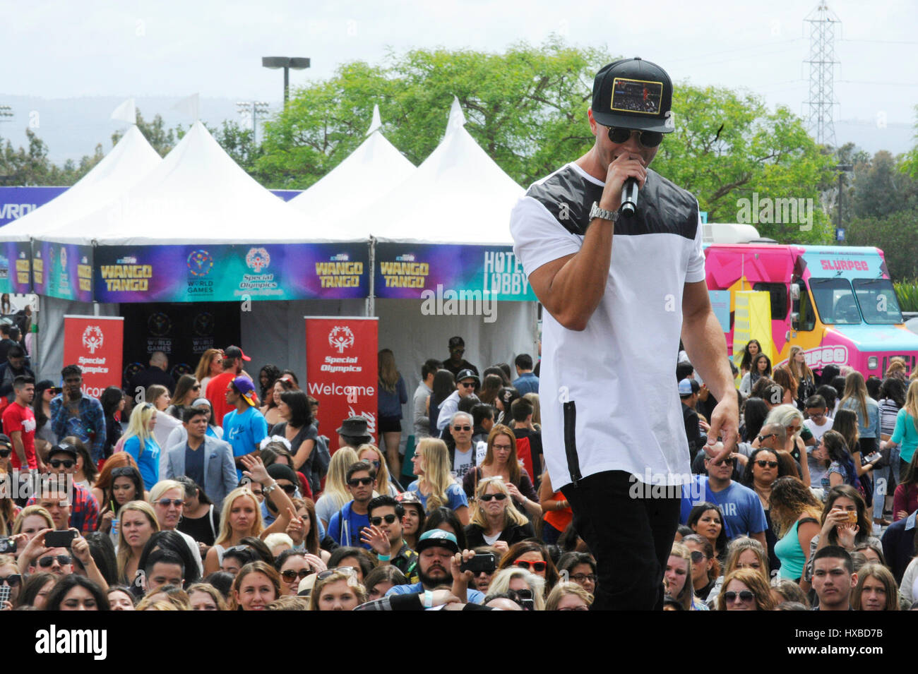 Jake Miller performs live concert at the 2015 KIIS FM Wango Tango ...