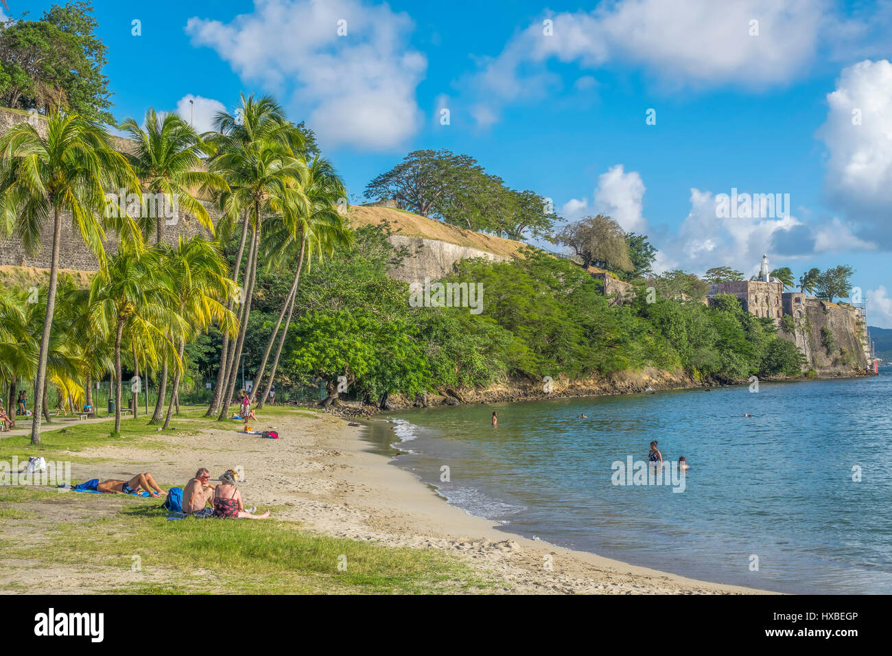 Martinique beach people hi-res stock photography and images - Alamy