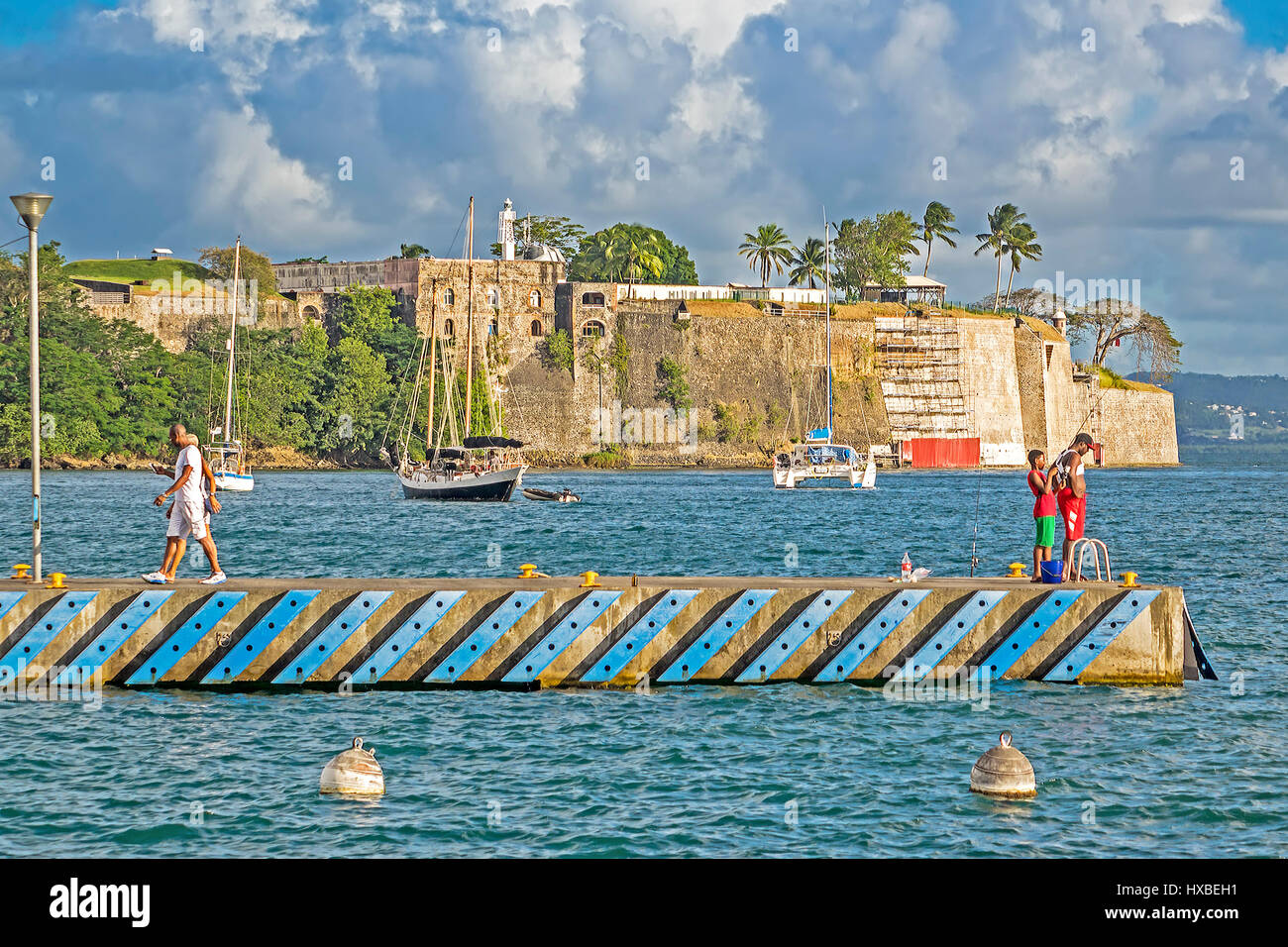 Fort St. Louis, Fort de France, Martinique, West Indies Stock Photo - Alamy