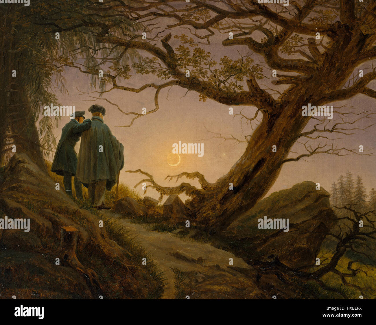 Caspar david friedrich painting hi-res stock photography and images - Alamy