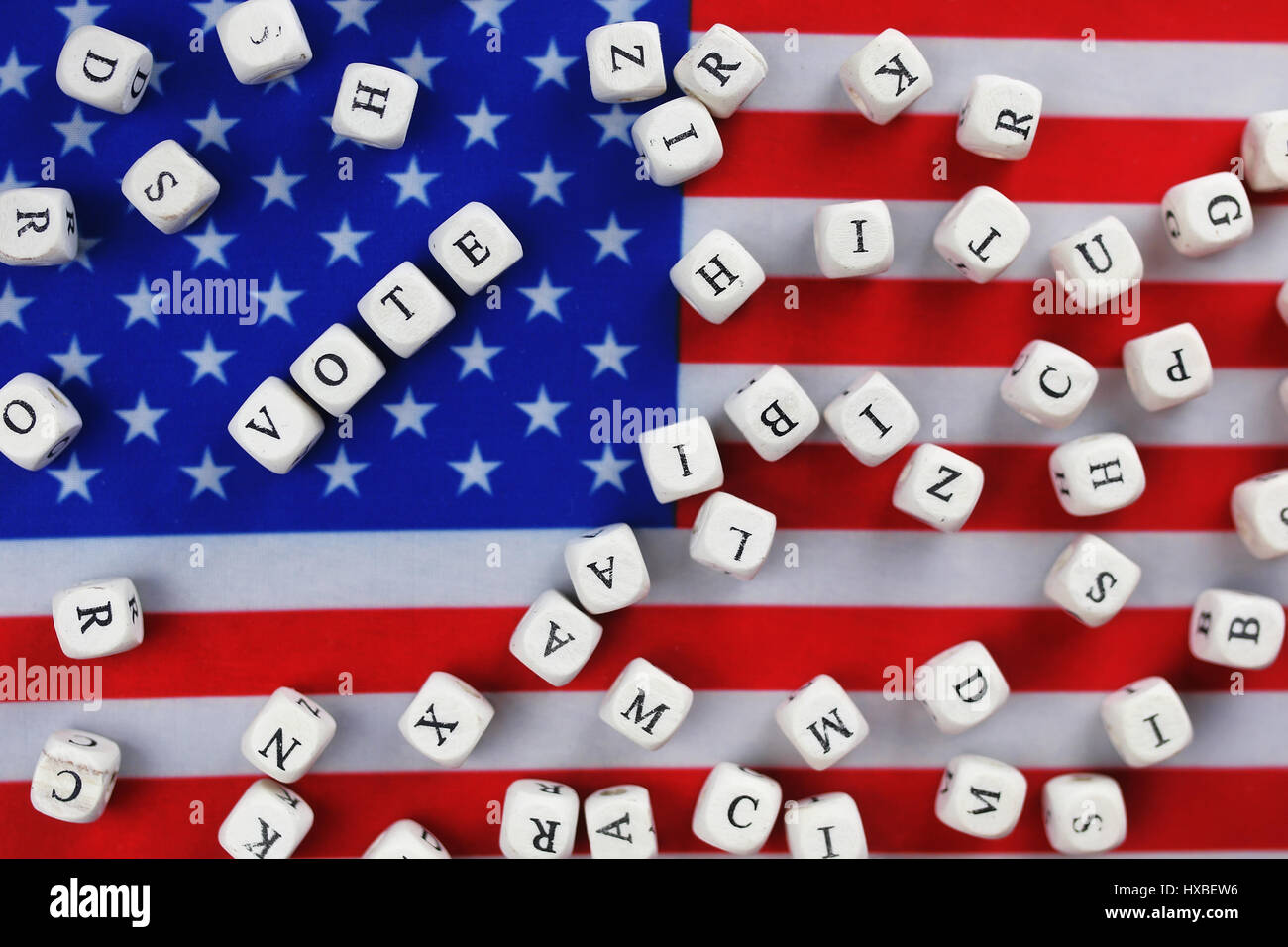 Election Simbol On Usa Flag High Resolution Stock Photography and ...
